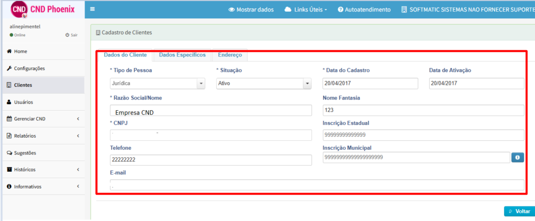 Como visualizar o cadastro de um cliente? – Autoatendimento Contmatic