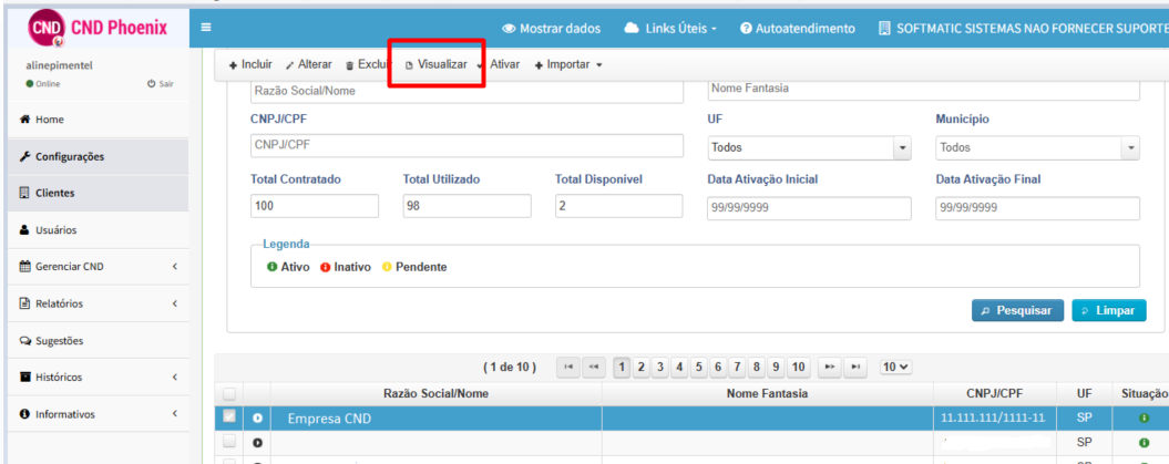 Como visualizar o cadastro de um cliente? – Autoatendimento Contmatic