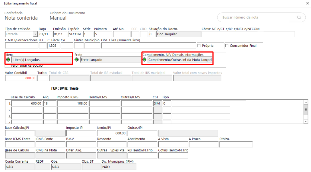 Lançamento da NFCom (modelo 62) – Autoatendimento Contmatic